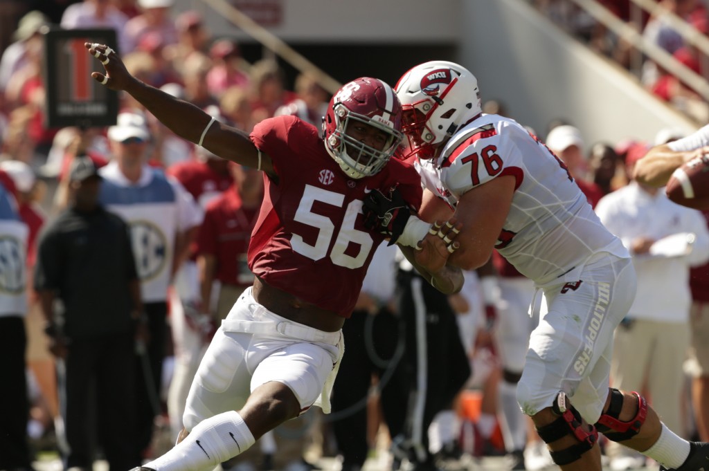 Alabama LB Tim Williams Arrested