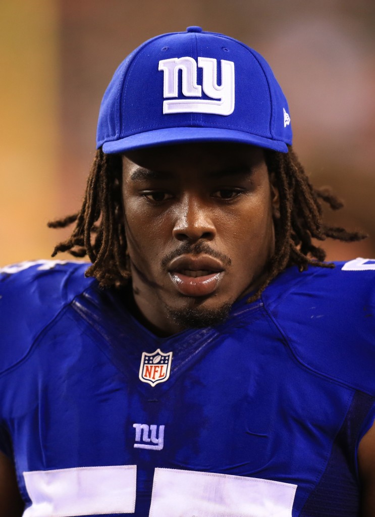 Giants' J.T. Thomas Accepts Pay Cut