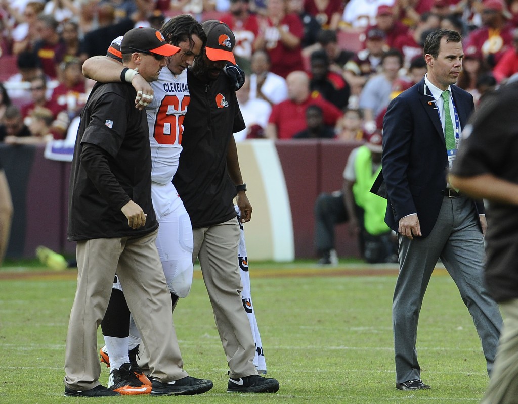 Browns C Austin Reiter Done For Year