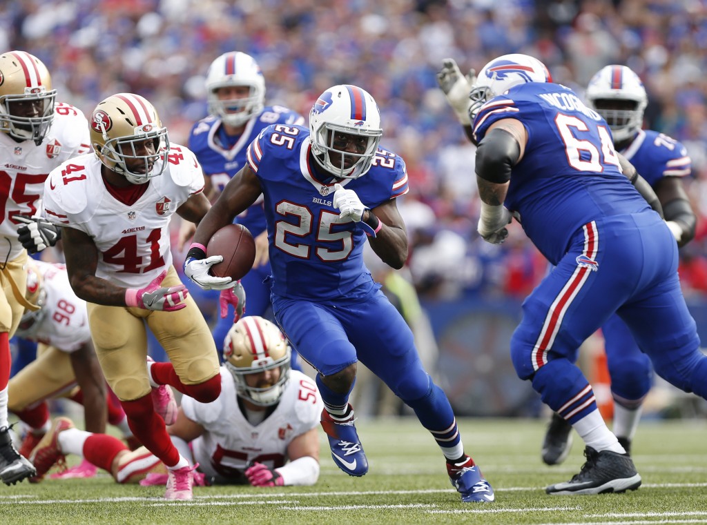 Bills' LeSean McCoy Unlikely To Play Sunday