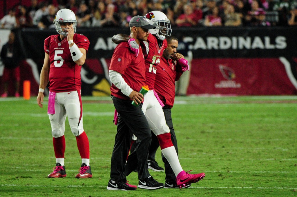 Torn ACL For Cardinals WR Jaron Brown?