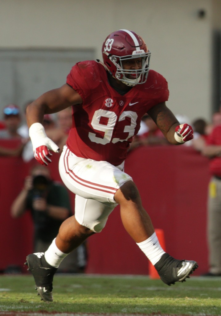 Redskins Draft Alabama DL Jonathan Allen