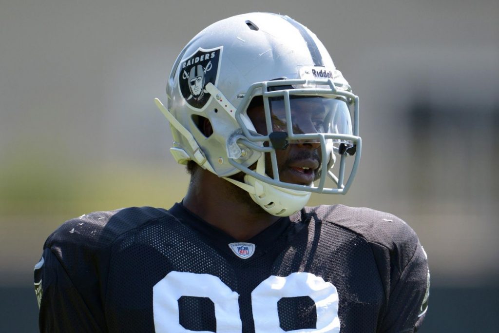 Raiders Work Out Lamarr Houston