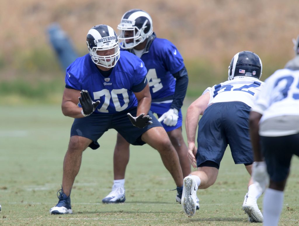 Rams' Joseph Noteboom Done For Year