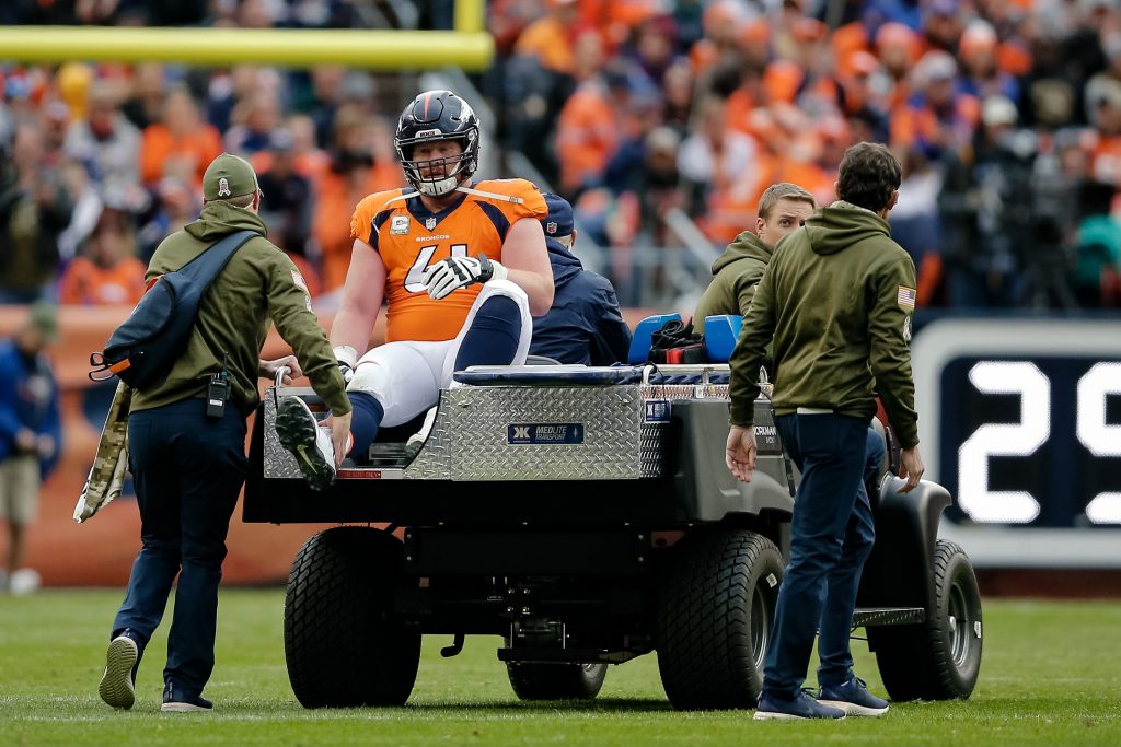 Broncos' Matt Paradis Done For Year