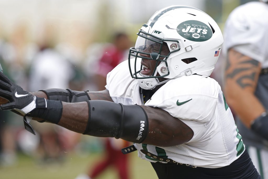 Falcons Sign OL Jonotthan Harrison, Cut RB Jeremy McNichols