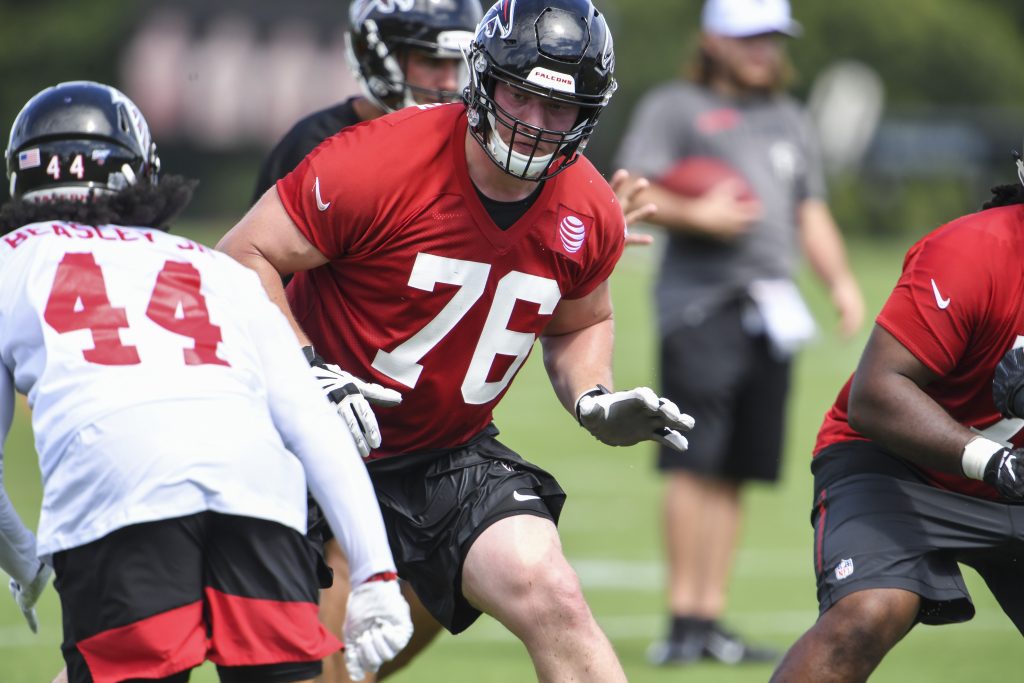 Falcons' OL Kaleb McGary Returns To Full Practice