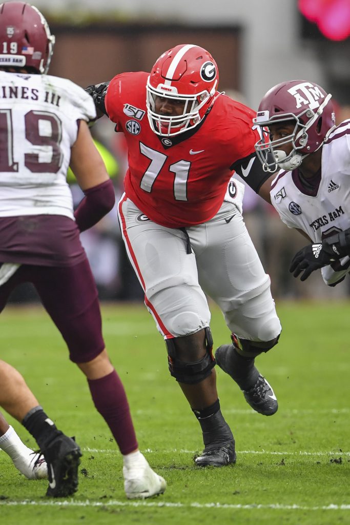 Georgia OL Andrew Thomas To Enter Draft