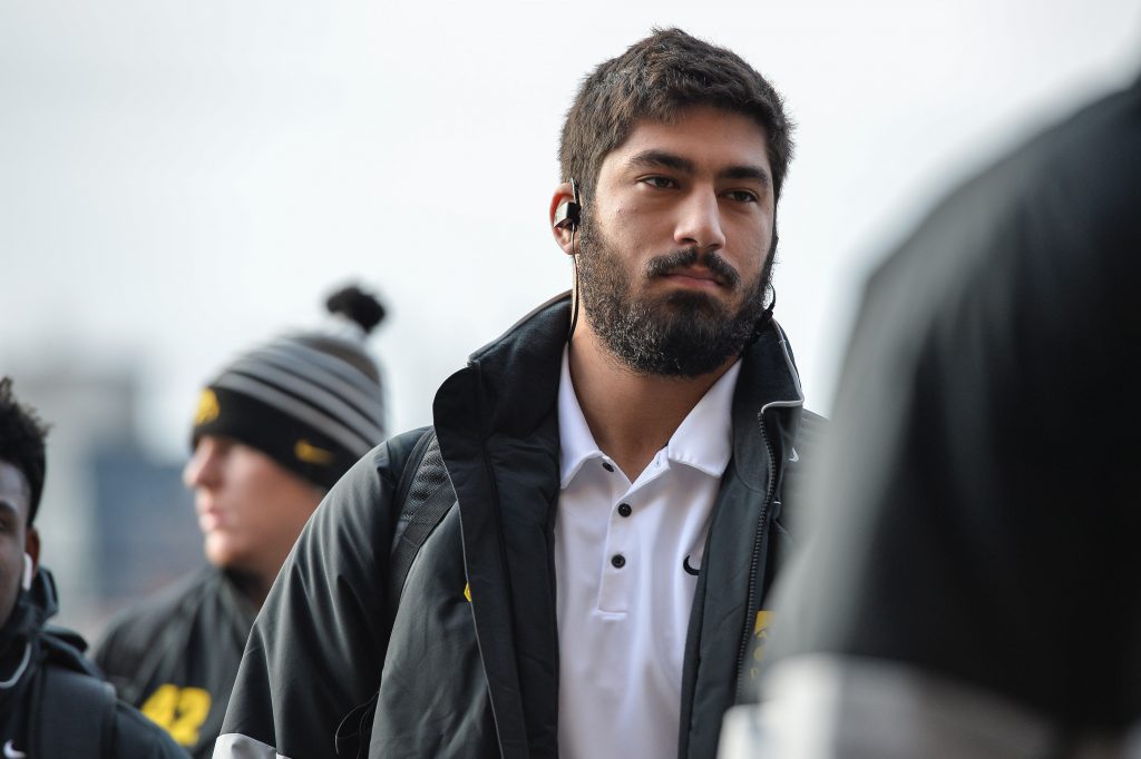Iowa's A.J. Epenesa Enters Draft