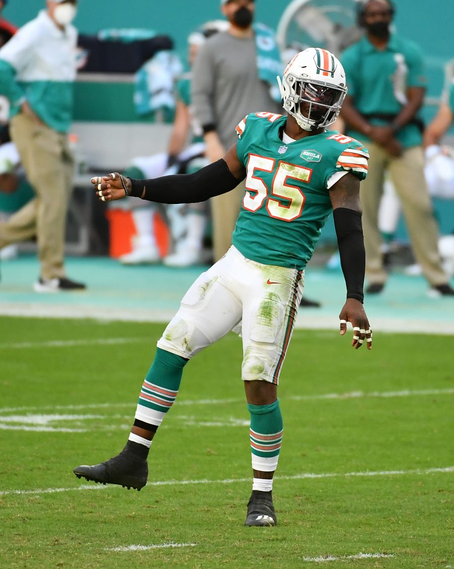 No Contract Talks Between Dolphins, LB Jerome Baker