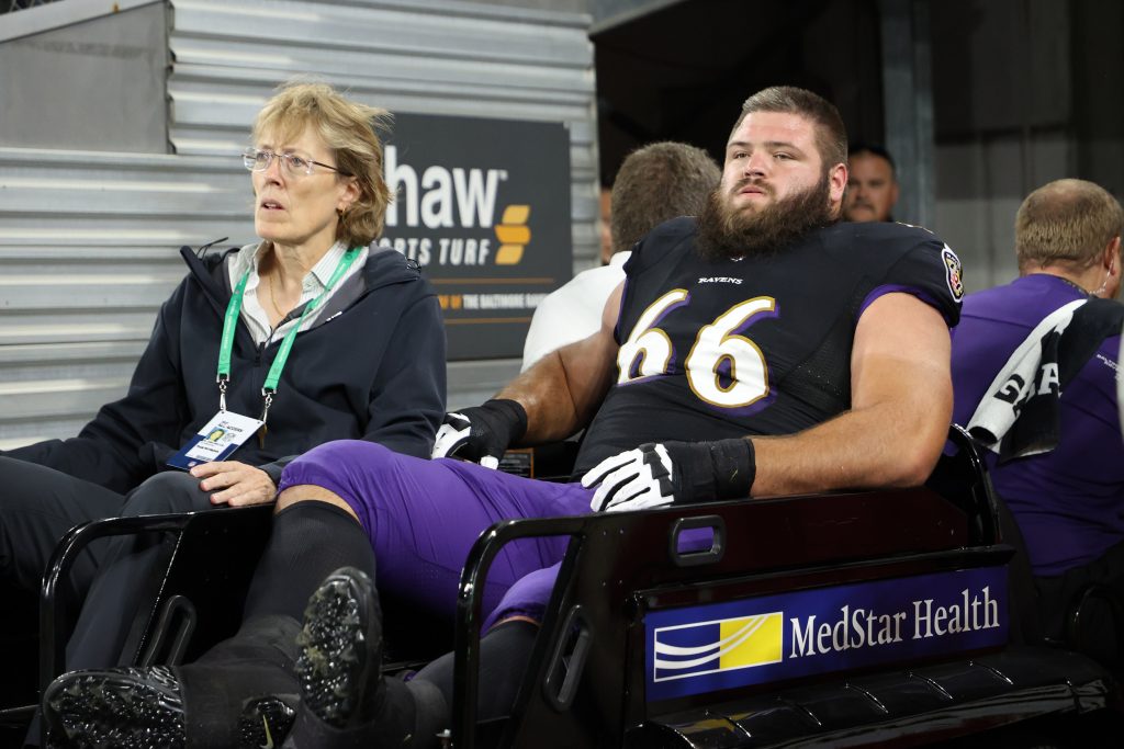 Ravens Place G Ben Cleveland On IR