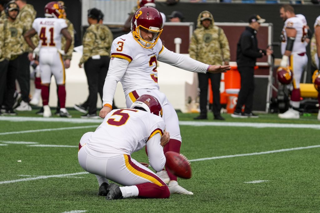 Commanders Re-Sign K Joey Slye