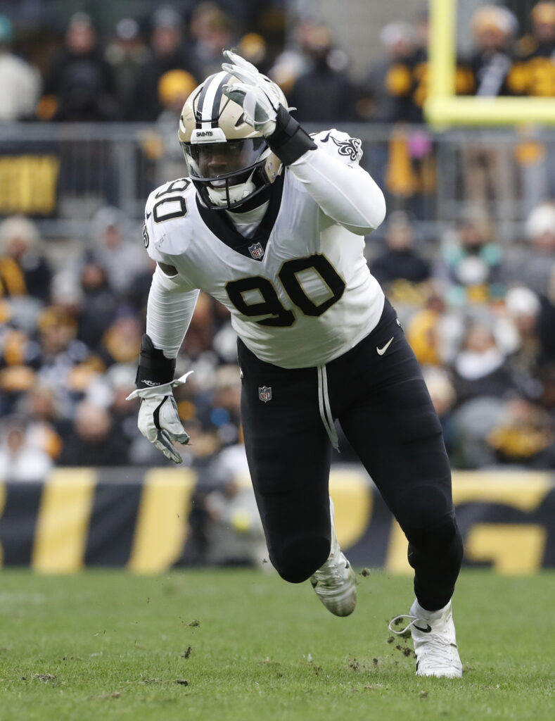 Saints DE Tanoh Kpassagnon Suffered Offseason Achilles Tear