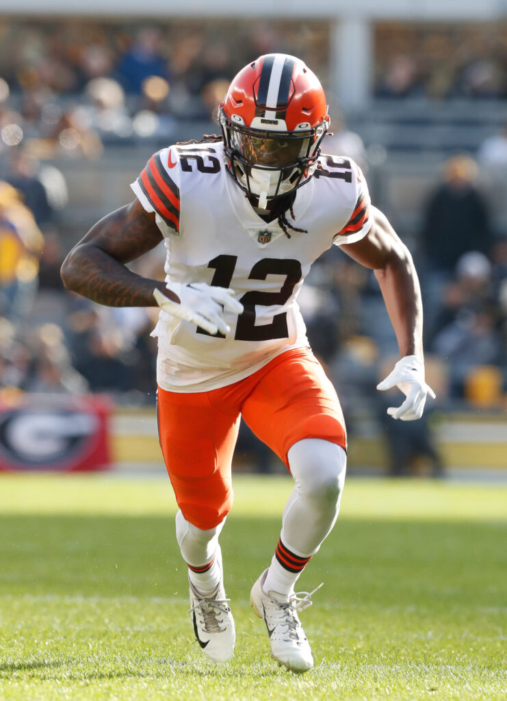 Browns WR Michael Woods Tears Achilles