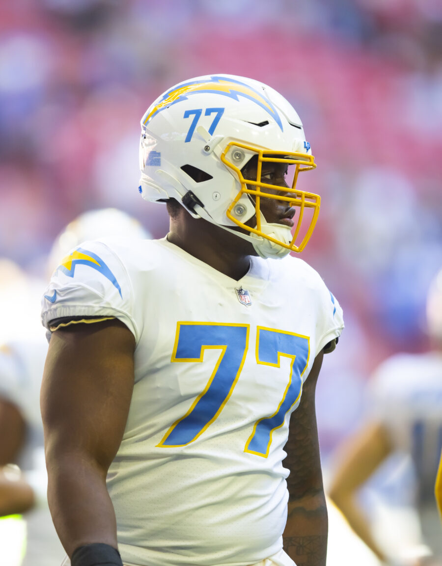Chargers' Zion Johnson Set To Play LG In 2023