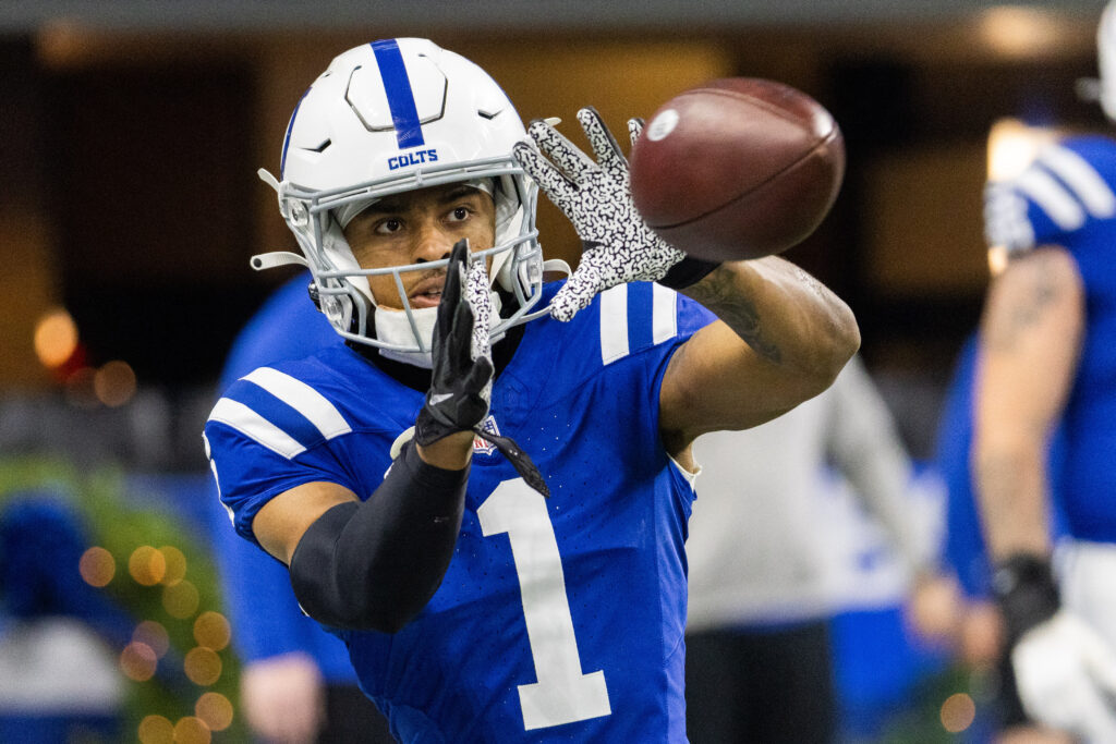Colts WR Josh Downs Suffers High Ankle Sprain