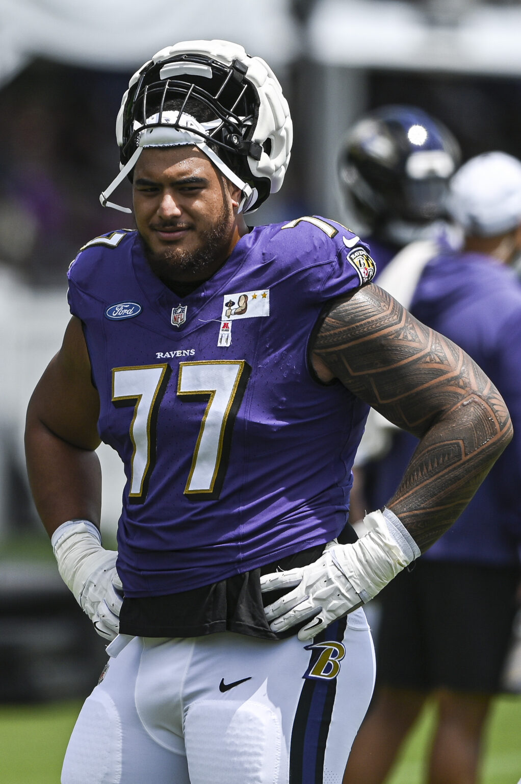Ravens' Andrew Vorhees, Daniel Faalele On Track For Starting G Spots