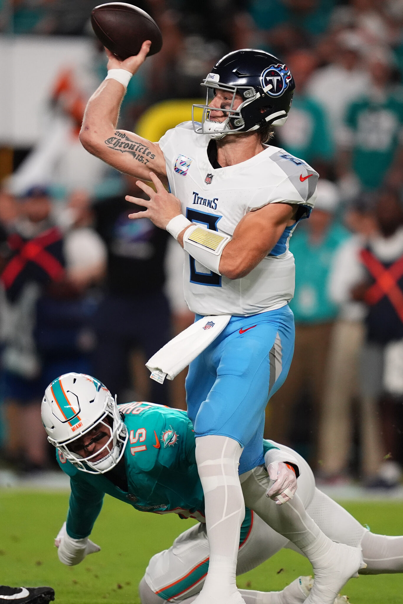 Titans QB Will Levis Dealing With AC Joint Sprain