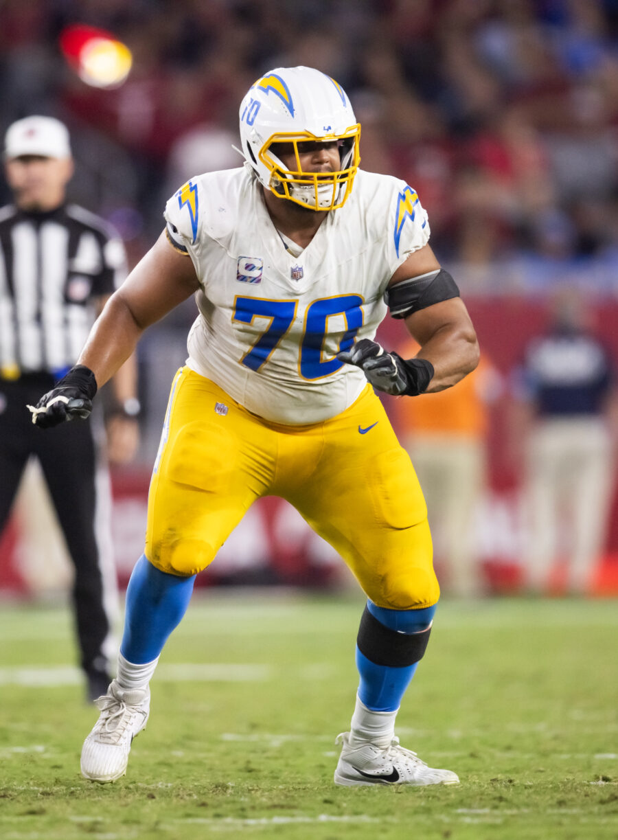 Chargers' Rashawn Slater Absent From OTAs