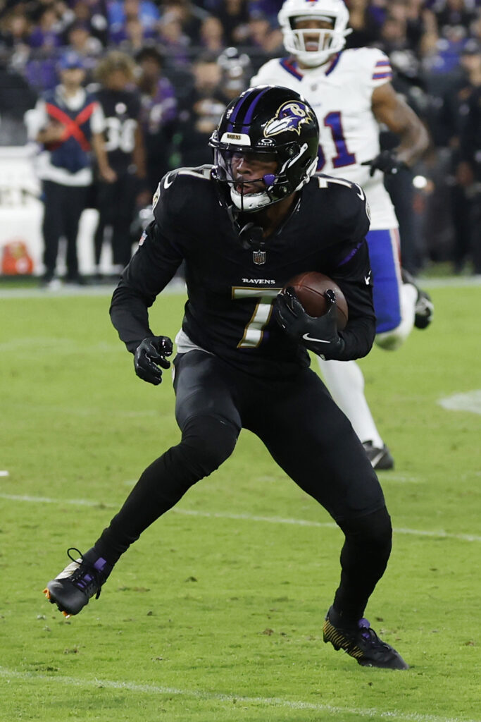 Ravens Extend WR Rashod Bateman