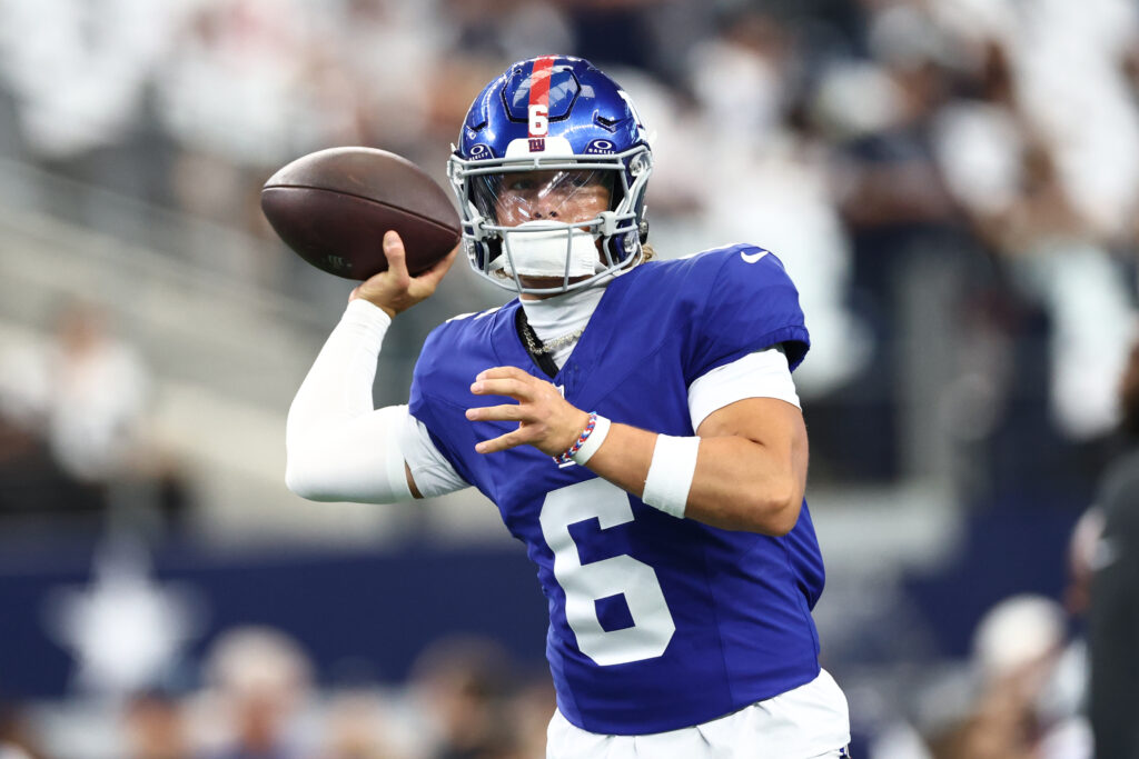Giants QB Jaxson Dart Suffers Concussion