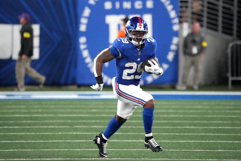 Giants RB Tyrone Tracy To Miss Time
